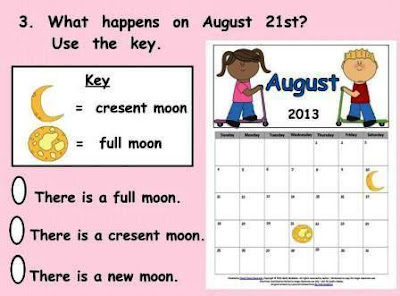 Lessons by Molly: Free Teaching Resource-August Calendar -Smart ...