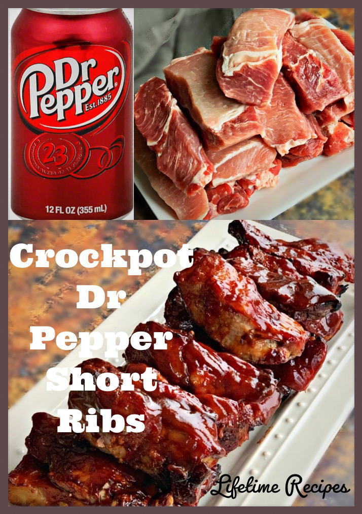 Lifetime Recipes: Crockpot Dr Pepper Short Ribs