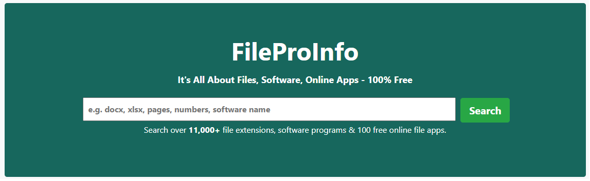 Fileproinfo All About Files 100 Free Online Tools