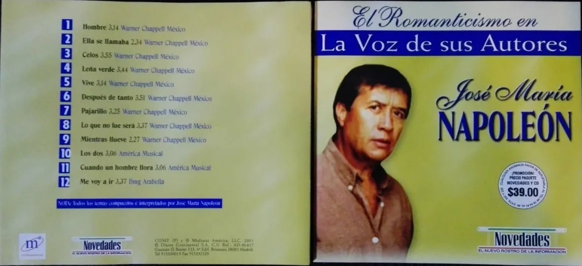 JOSÉ MARÍA NAPOLEÓN "EL POETA DE LA CANCIÓN": JOSÉ MARÍA NAPOLEÓN: LA ...