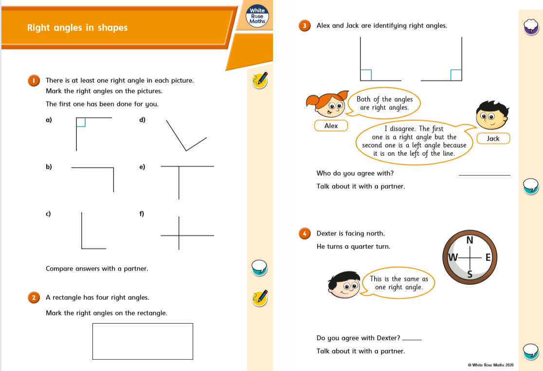 Year 3: Tuesday 23rd June - Maths (Right Angles)