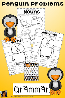 First Grade Love: Penguin Problems Book Companion