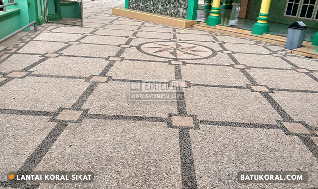 Unik! Lantai Outdoor Dengan Koral Sikat ~ JUAL BATU ALAM MURAH ...