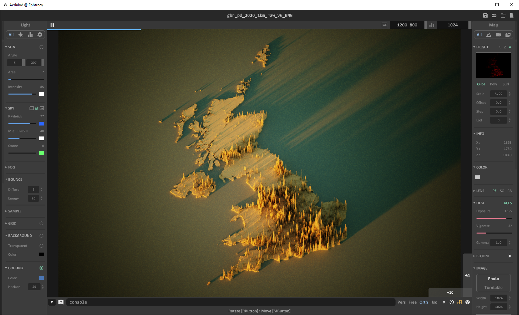 Stats, Maps n Pix: How to make a 3D population density render for any ...