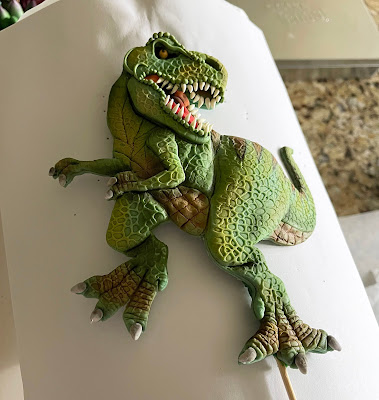 The Bake More: Toothy T-Rex Dinosaur Cake