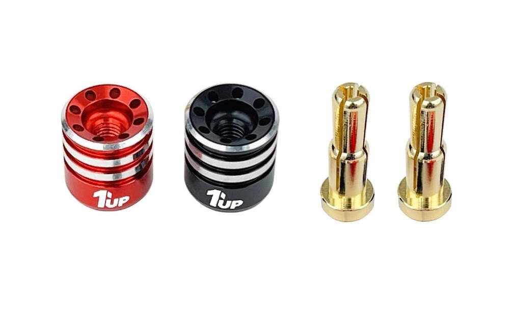 TRION「1up Racing Heatsink Bullet Plugs」「1up Racing 4/5mm Stepped Pugs」単品販売開始|ラジコンもんちぃ - オフロード/オン ...