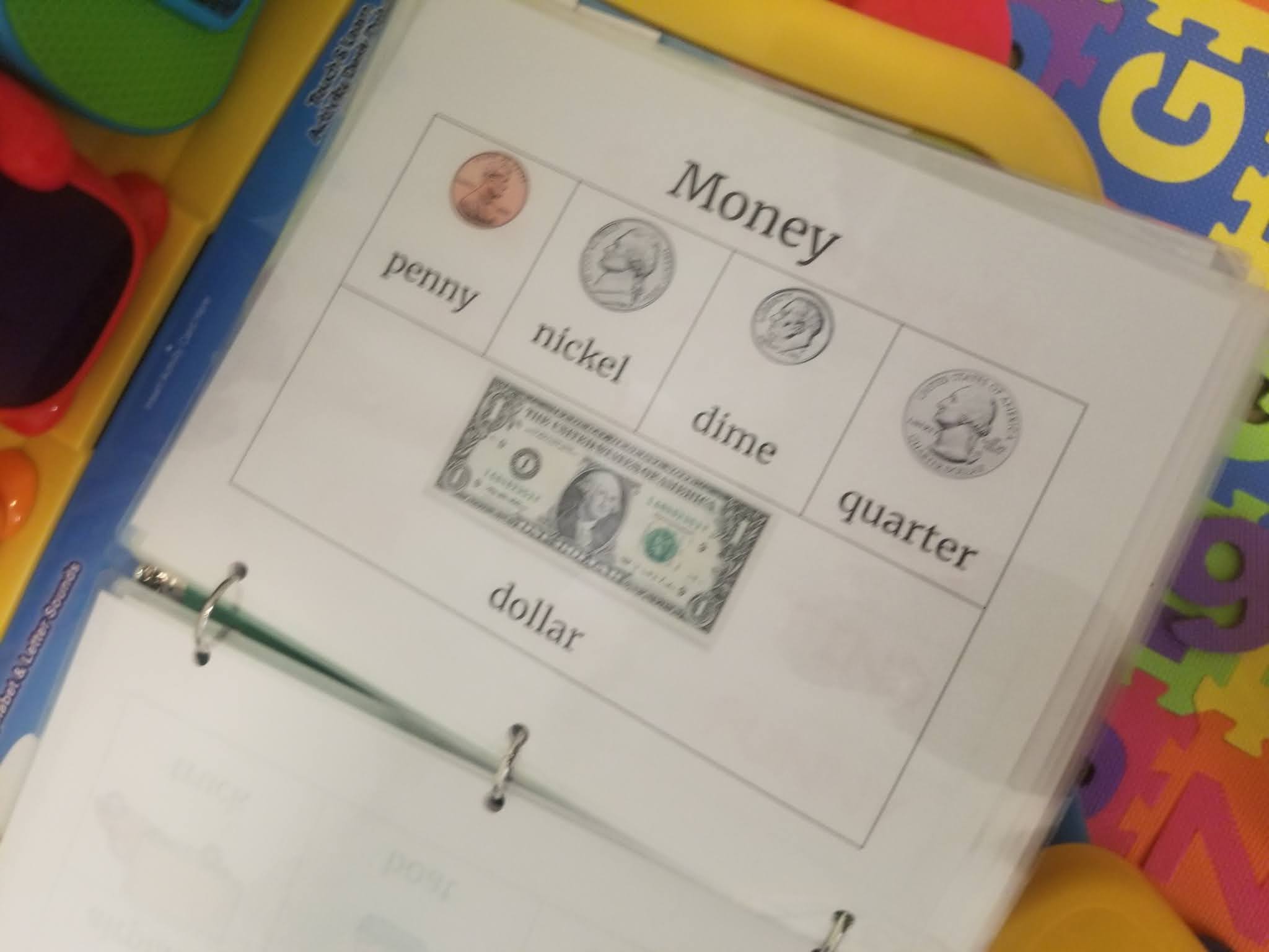 Toddler Learning Binder
