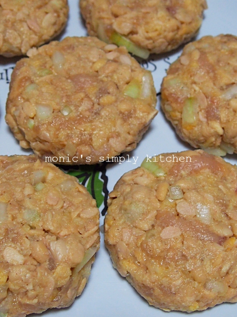 Resep Burger Tempe - Monic's Simply Kitchen