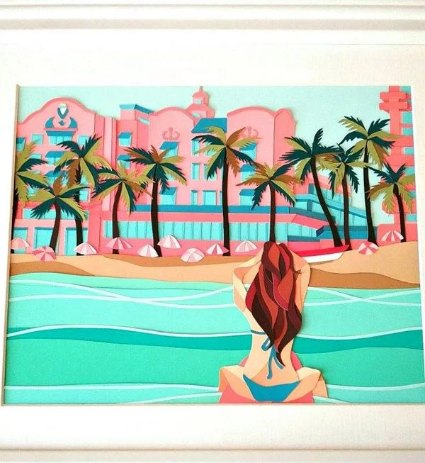 Entrancing Paper Cut Scenes of Daily Life