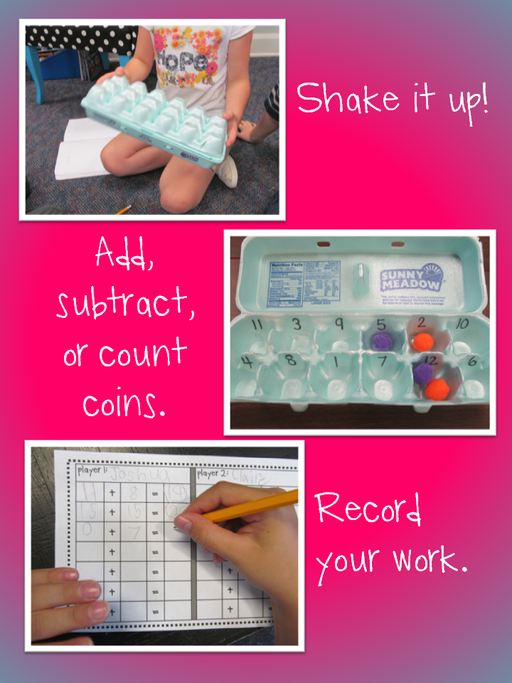 F is for First Grade: Reuse Your Egg Cartons