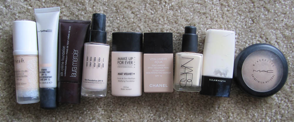 Paint & Polish: Pale foundation and concealer swatches!