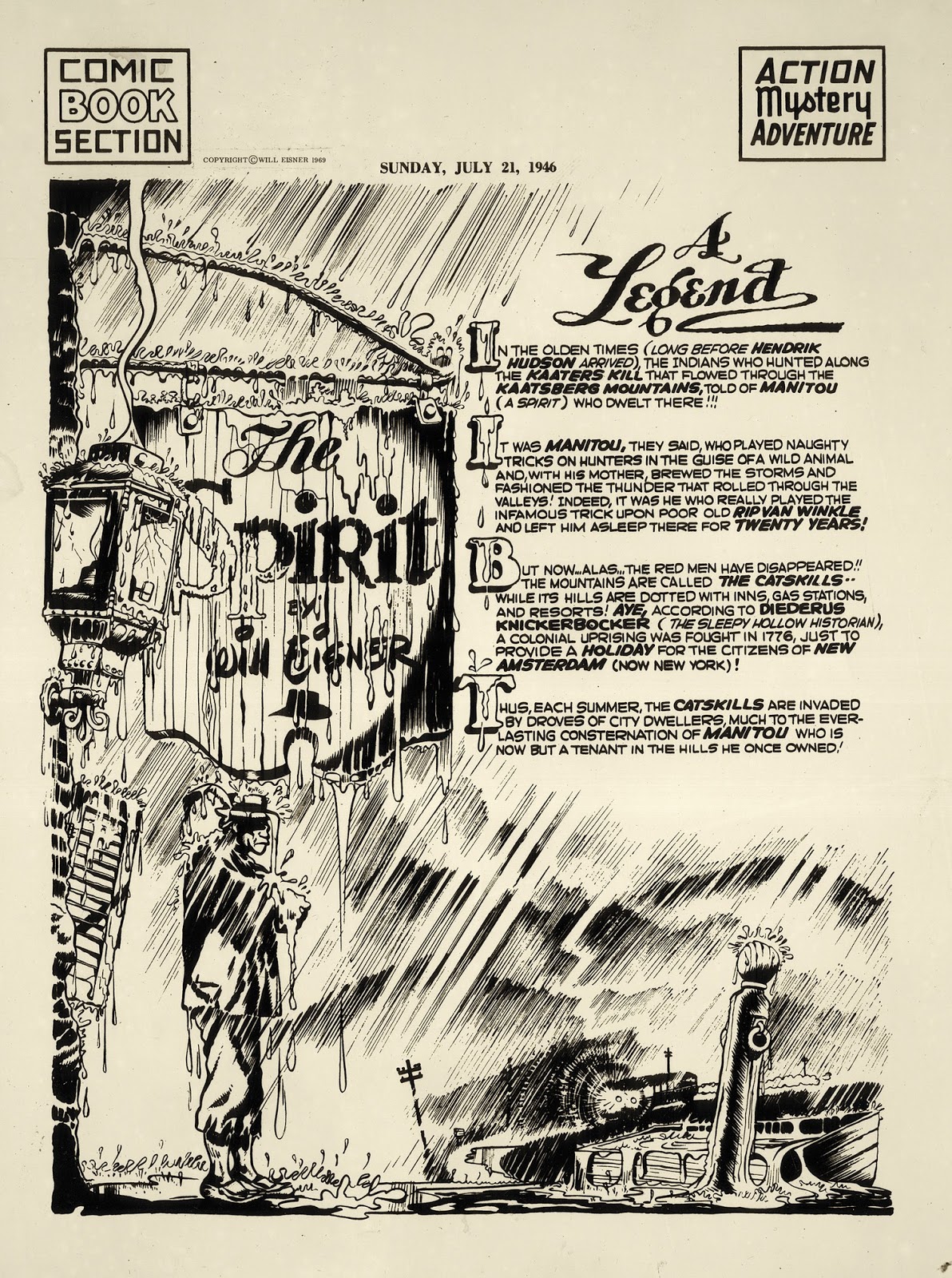 TALES FROM THE KRYPTONIAN: Making a splash : Will Eisner´s THE SPIRIT