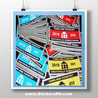 Vehicle Gate Pass Stickers, Car Parking Permit Stickers - StickersPH ...