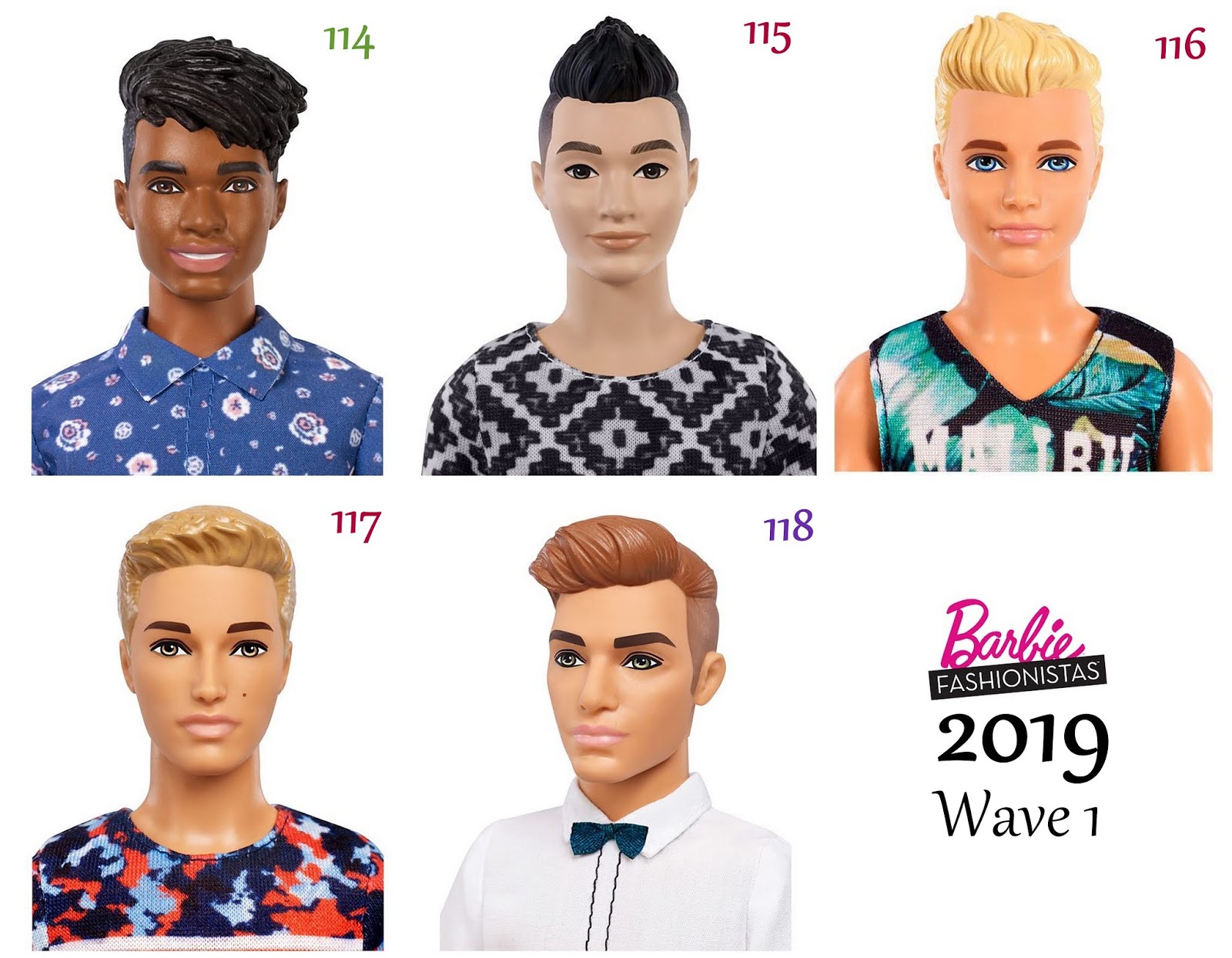 ...que bonito Yohanita!: Barbie Fashionistas 2019: Ken doll #115 y ...