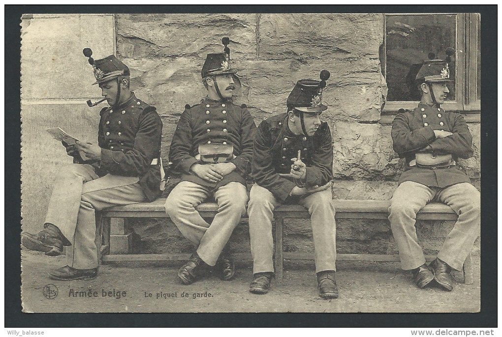 French Vocabulary Illustrated: piquet (troupe)