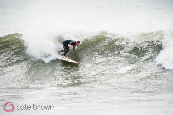 Surfing Nadine at Point Judith – Cate Brown // Ocean Art
