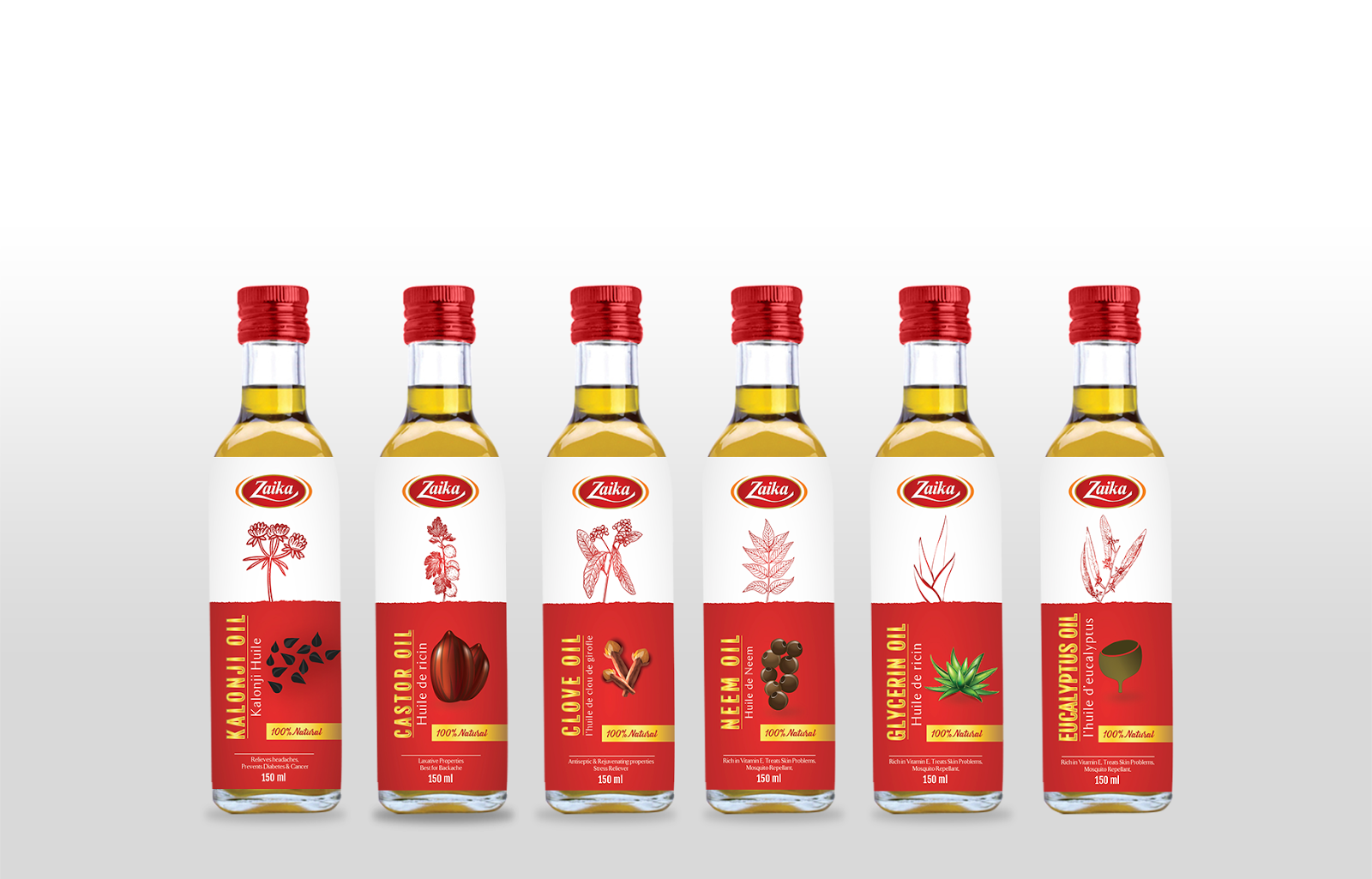 Zaiqa Oil Labels – Packaging Of The World