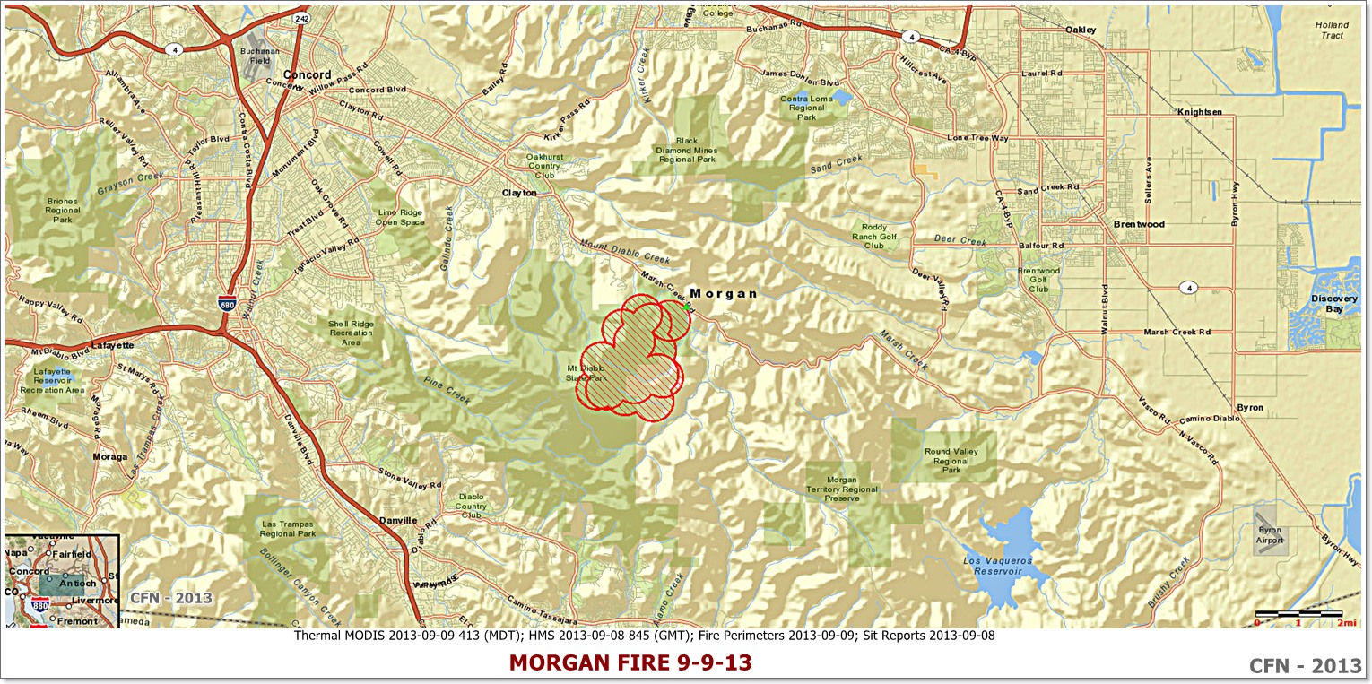 CFN - CALIFORNIA FIRE NEWS - CAL FIRE NEWS : CA-SCU- Morgan Fire 3,111 ...