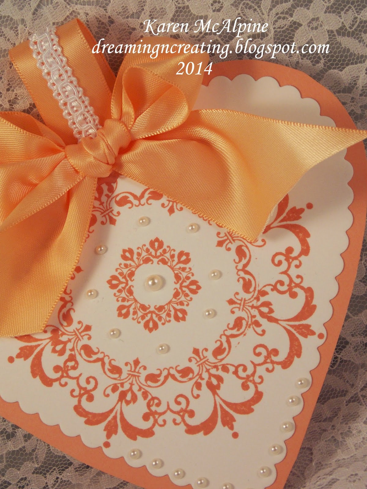 Dreaming and Creating: Medallion Heart Tag
