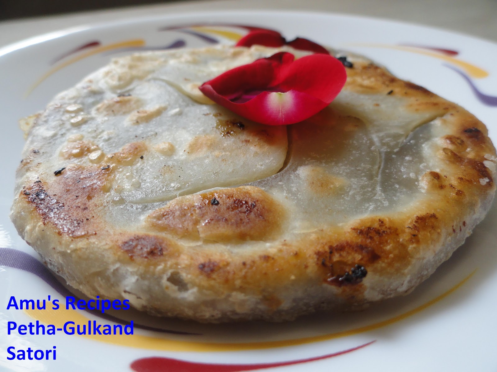 AMU'S RECIPES: Petha-Gulkand Satori