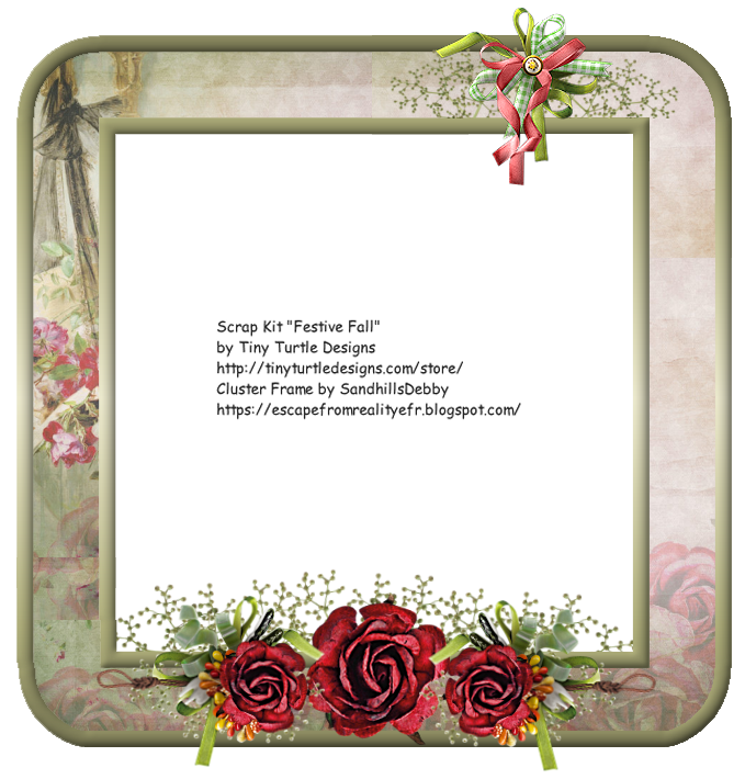 Escape From Reality Blog: FTU "Festive Fall" Clusters & Cluster Frames