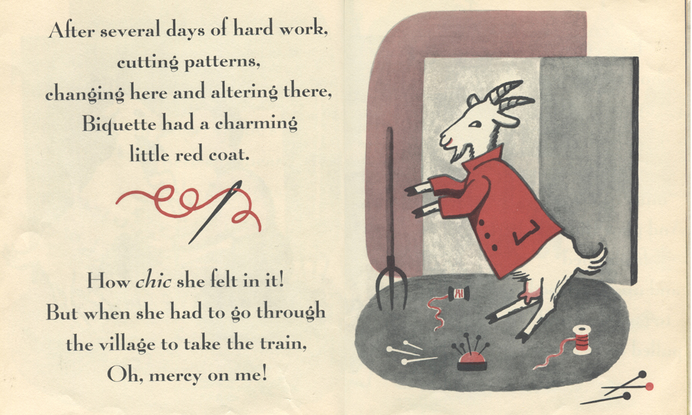 Biquette the White Goat by Francoise (1953) | Sweet Juniper's Vintage ...