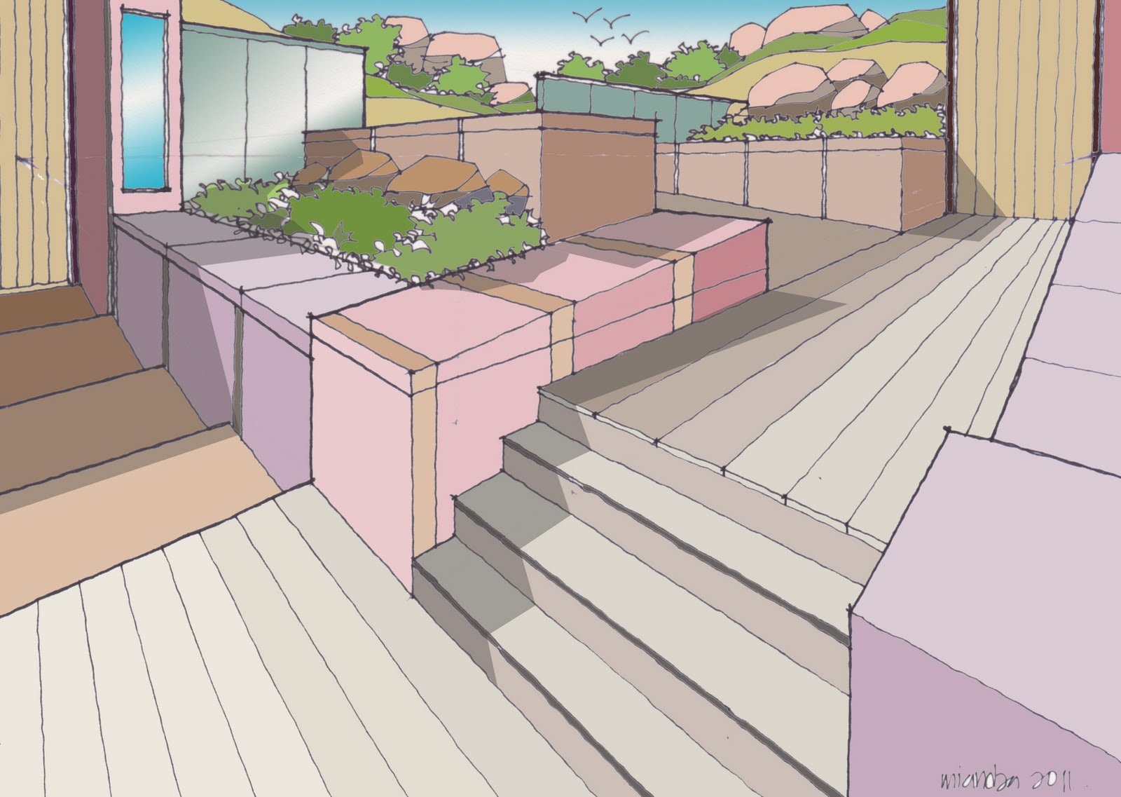 A garden 210511 two point perspective | San-Francisco-Chronicle ...