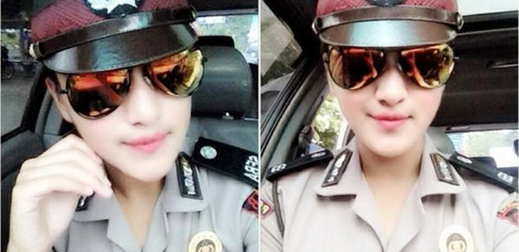 Foto Bareng Jenderal, Polwan Cantik Bripda Muthia Jadi Viral | 178