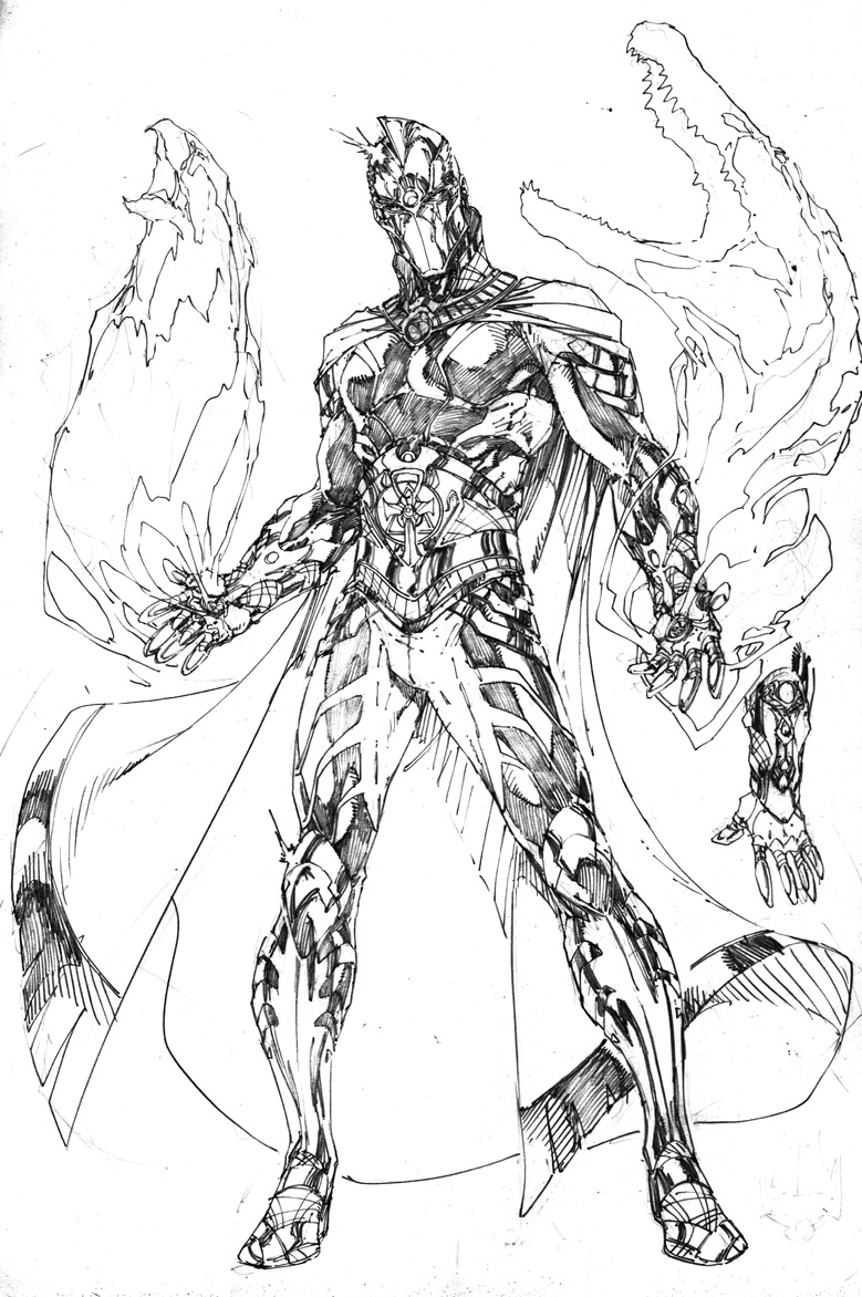 Demonpuppy's Wicked Awesome Art Blog: The many faces of DR. FATE!!!