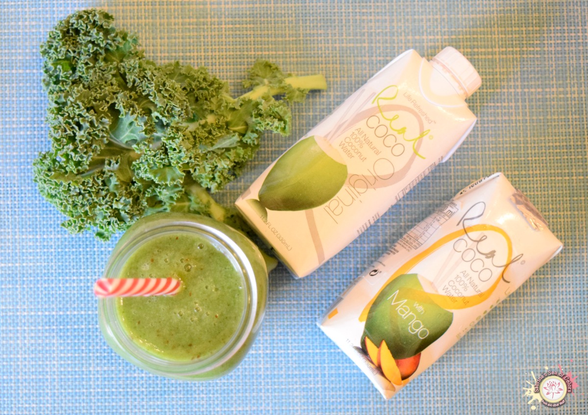 Kale green smoothie, superalimento - Sabrina´s Sea of Colors