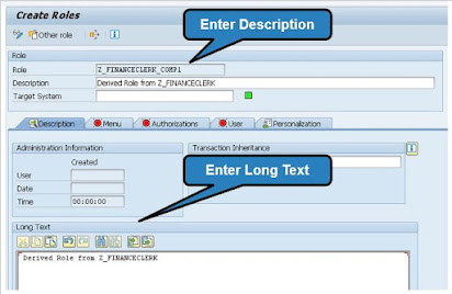 How To Create Derived Roles in SAP