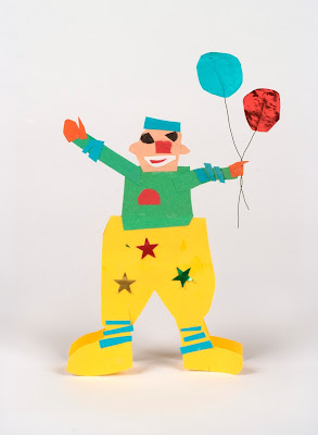 Art for Small Hands: Cut Paper - Stand-up Clowns