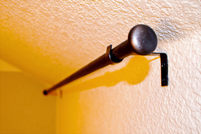 DIY Drapery Rod {on the cheap!} | i should be mopping the floor