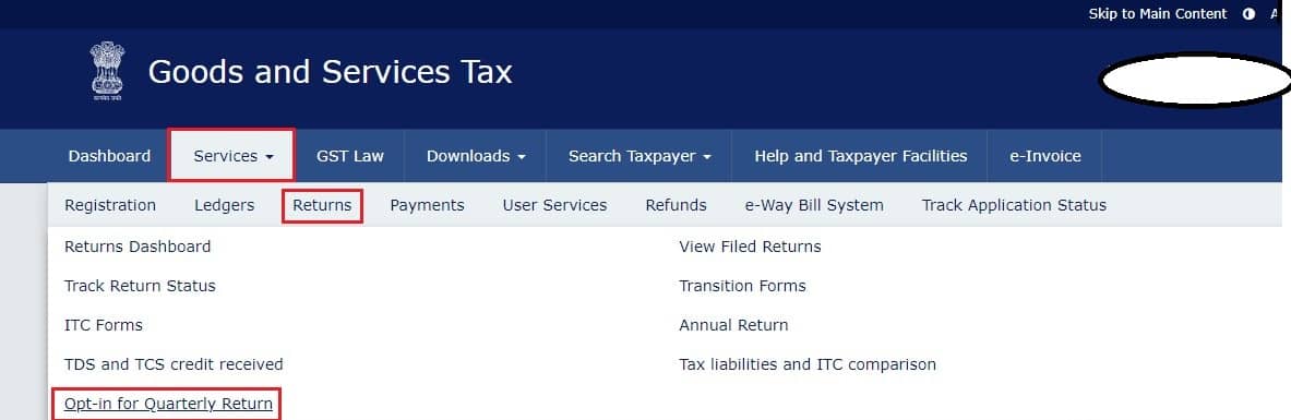How to change monthly return to quarterly return in gst I QRMP under ...