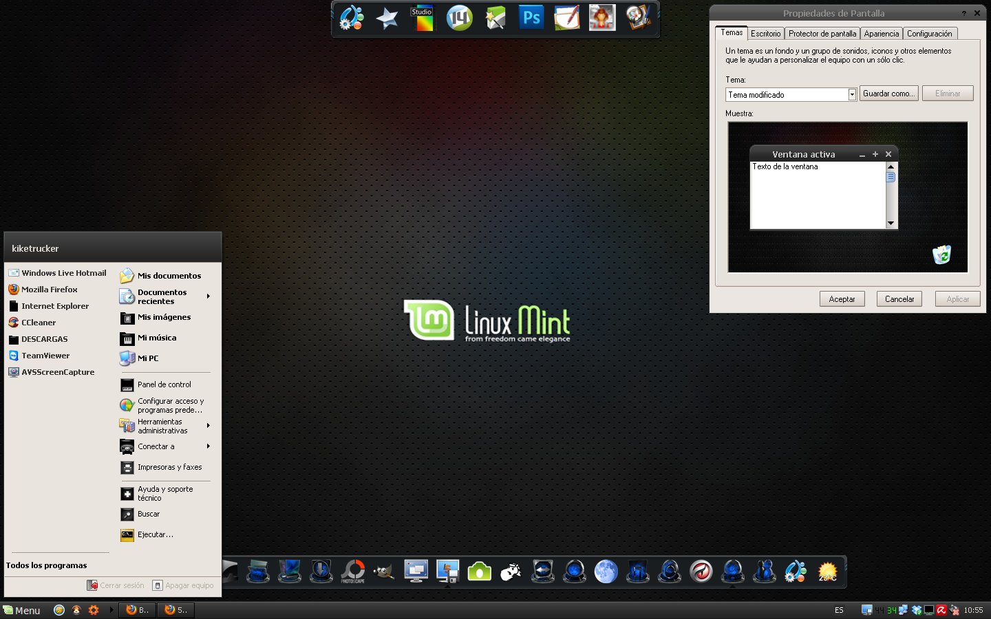 Linux Mint - Tema XP [Varios servidores] | AccionGlobalXSoft - Tu blog ...