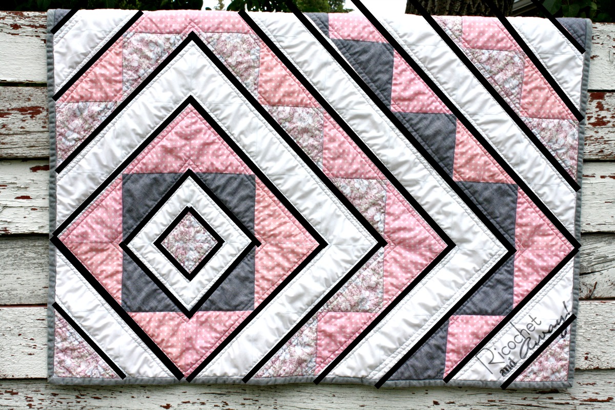 Ricochet and Away!: HST baby quilt tutorial