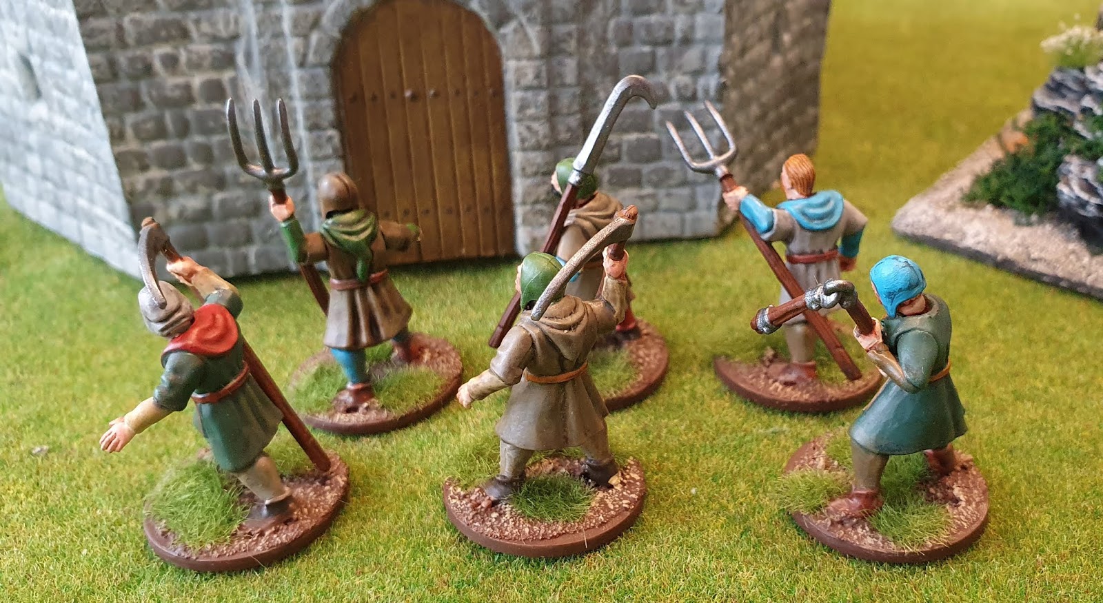 Tűzzel-Vassal Wargaming és más : Chłopi - Fireforge - Folk Rabble (3)