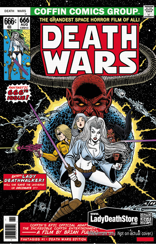 The Dork Review: Rob's Room: Lady Death Cover Homage