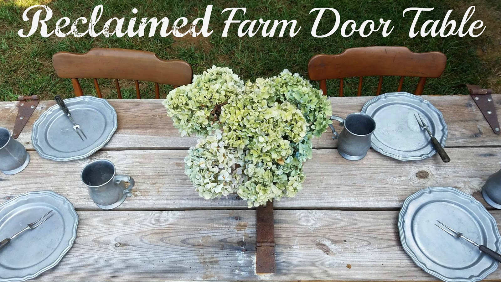 Reclaimed Wood: Farm Door Table DIY Project – Happy Days Farm