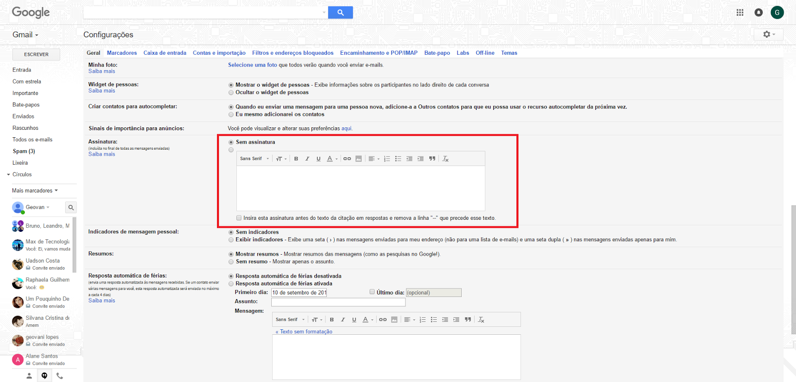 Assinatura Gmail Crie Uma Assinatura Personalizada Com