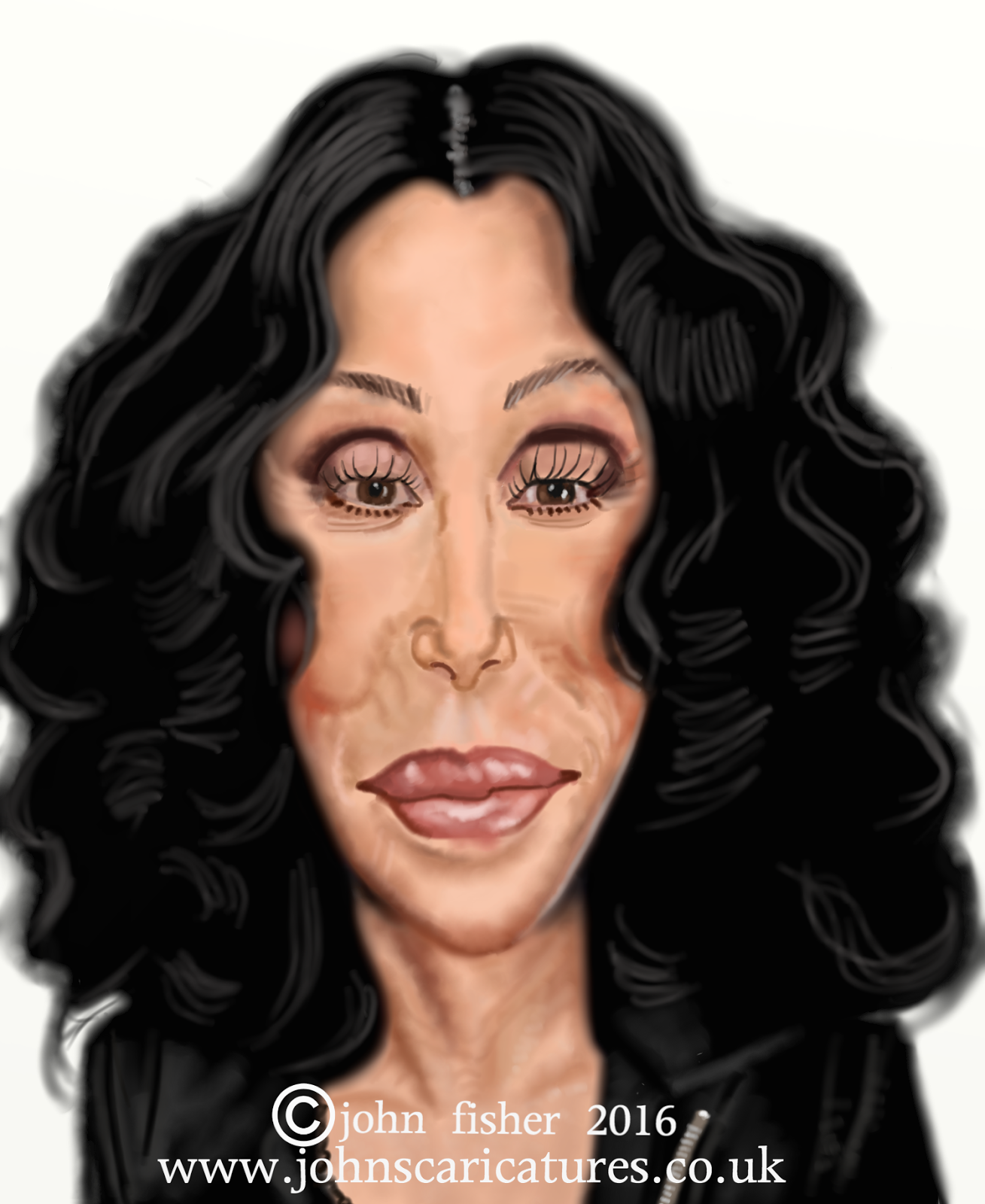 The Art of John Fisher: Cher....