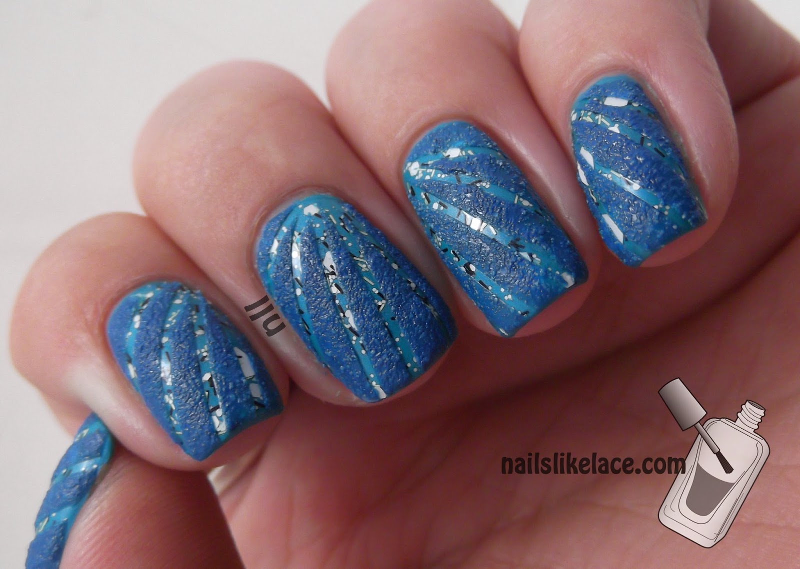 NailsLikeLace: Textured Rays - Untriedicure #2