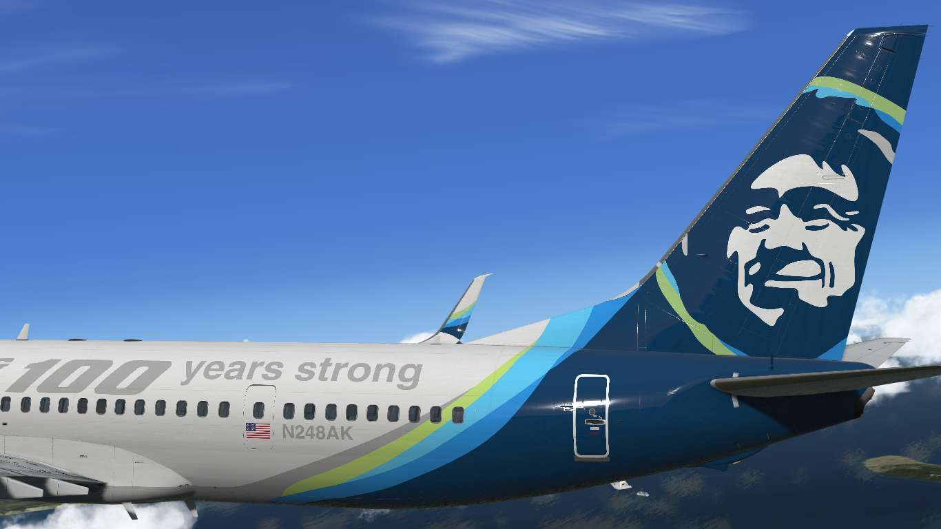 Texturas Brasileiras: Alaska Airlines "Boeing 100 Years Strong" Boeing ...
