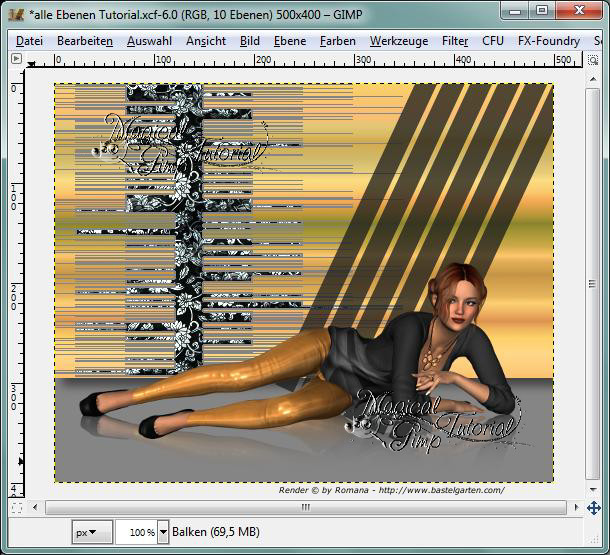 Magical Gimp-Tutorial: Gimp Tutorial "Thoughts"