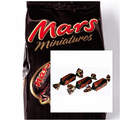 SNICKER, TWIX, BOUNTY, MARS MINIATURE