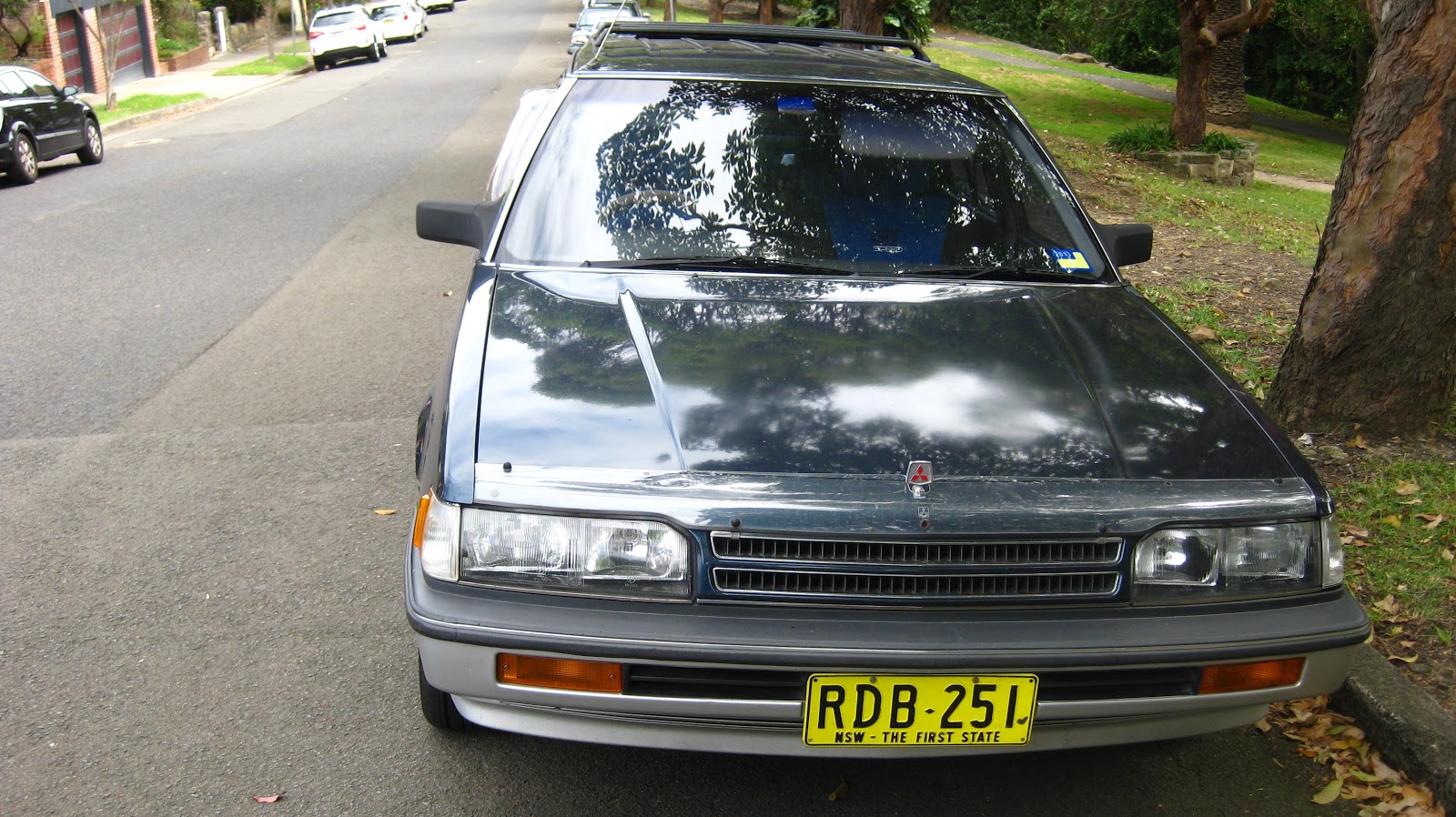Aussie Old Parked Cars: 1989 Mitsubishi TP Magna Elite 2.6 Wagon