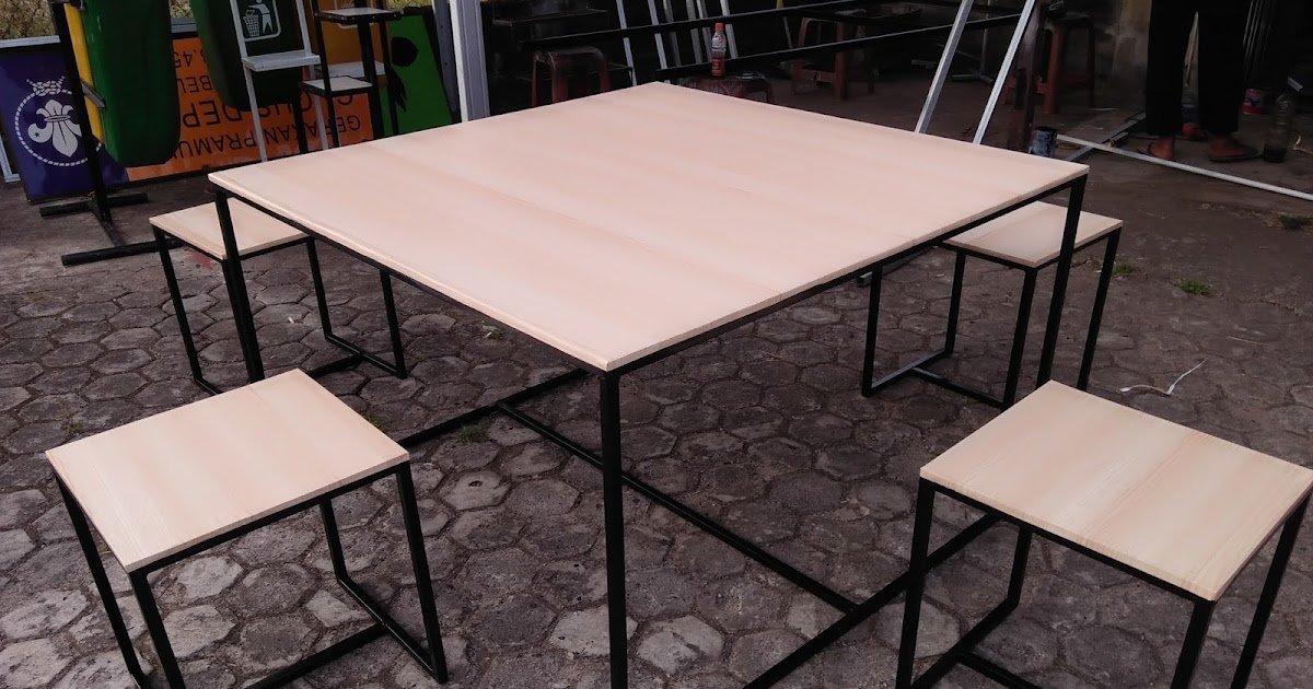 SET MEJA MAKAN ala CAFE - KIREINA MEDIA