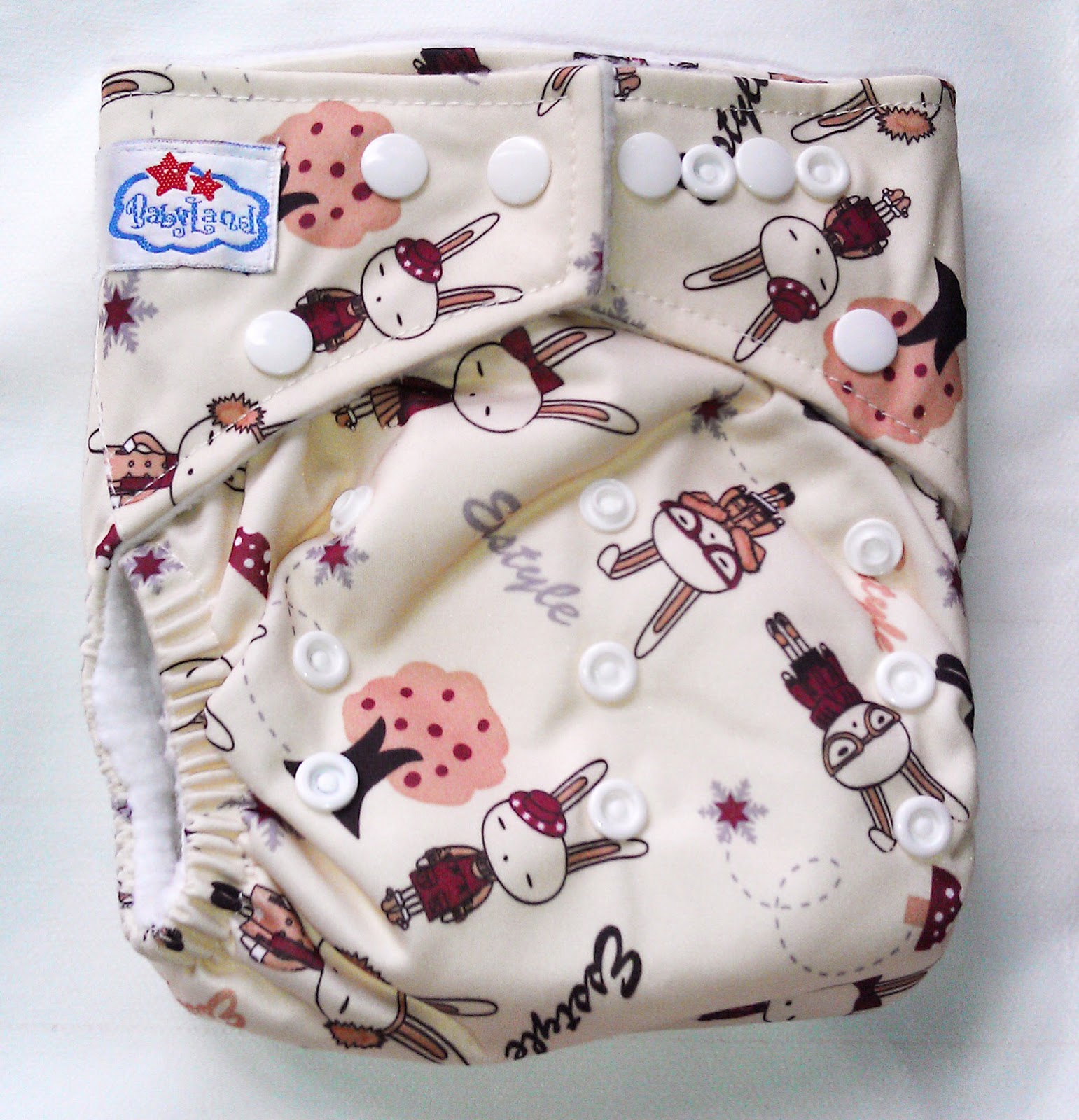 One Piece: August collection of cloth diapers