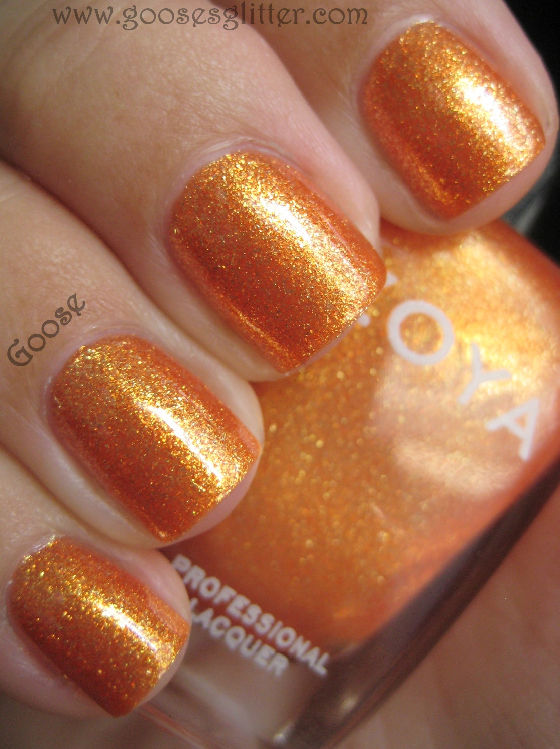 Goose's Glitter: Zoya Rica and Tanzy: Swatches and Review