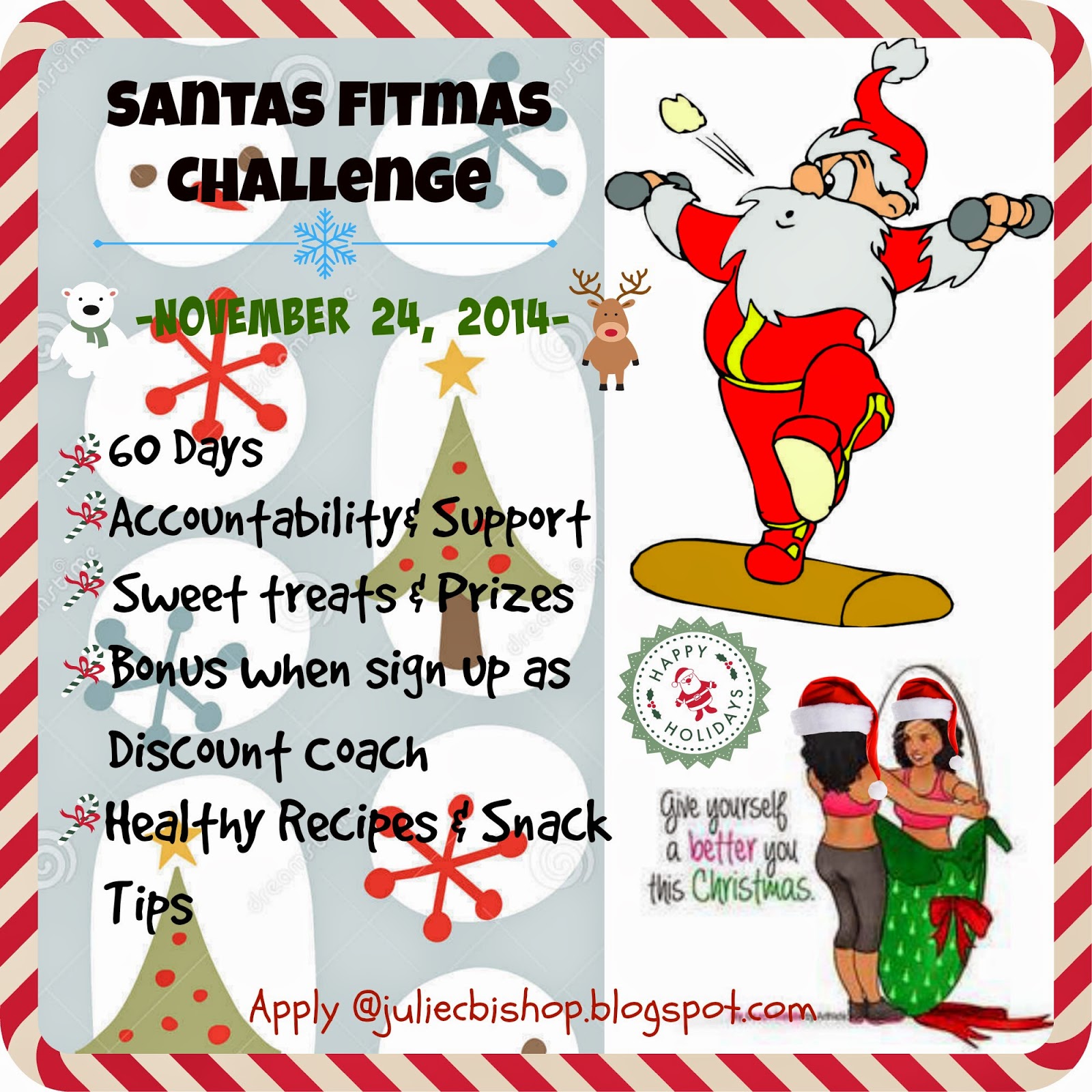 Zero Limits. Inspire to be Great.: Tis the Season: Santa's Fitmas Challenge